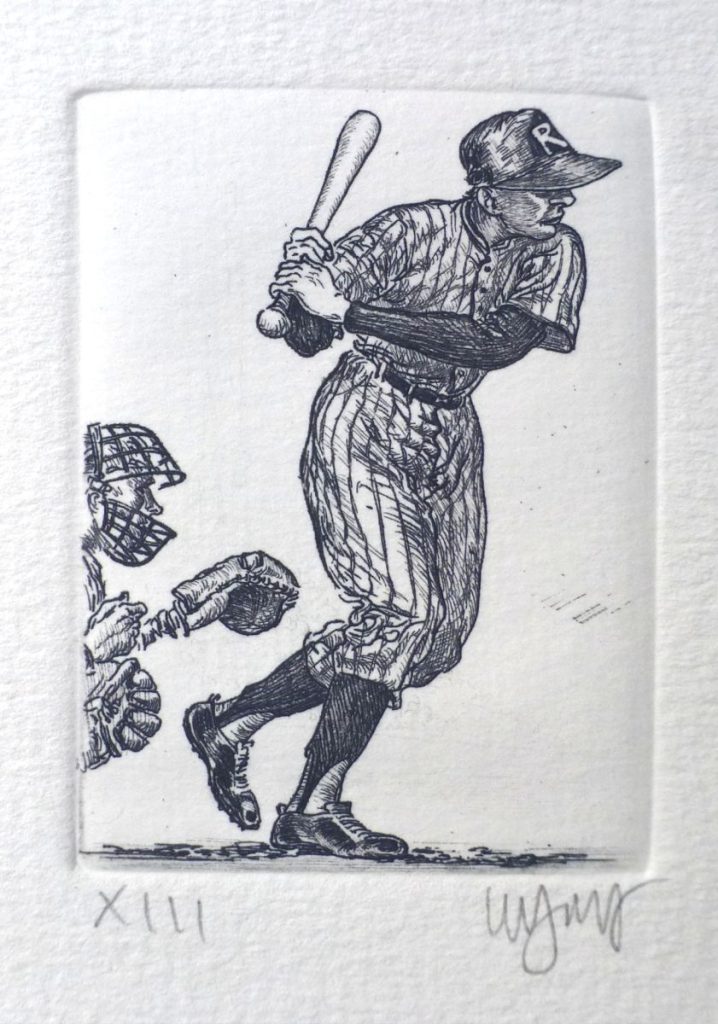 Unknown Artist – Baseball Player | Outlines